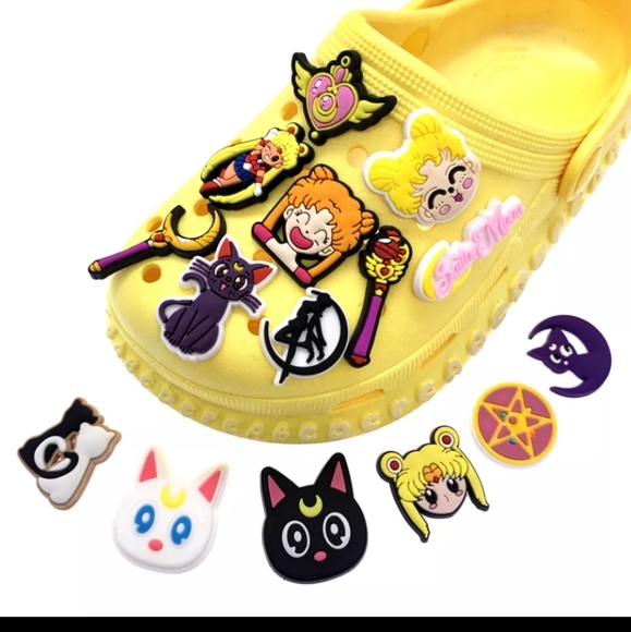 CROCS | Accessories | New Bundle Sailor Moon Crocs Shoe Charms Jibbitz ...